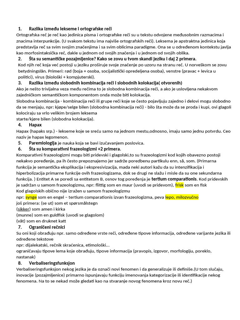 Spec1 Sva Pitanja | PDF