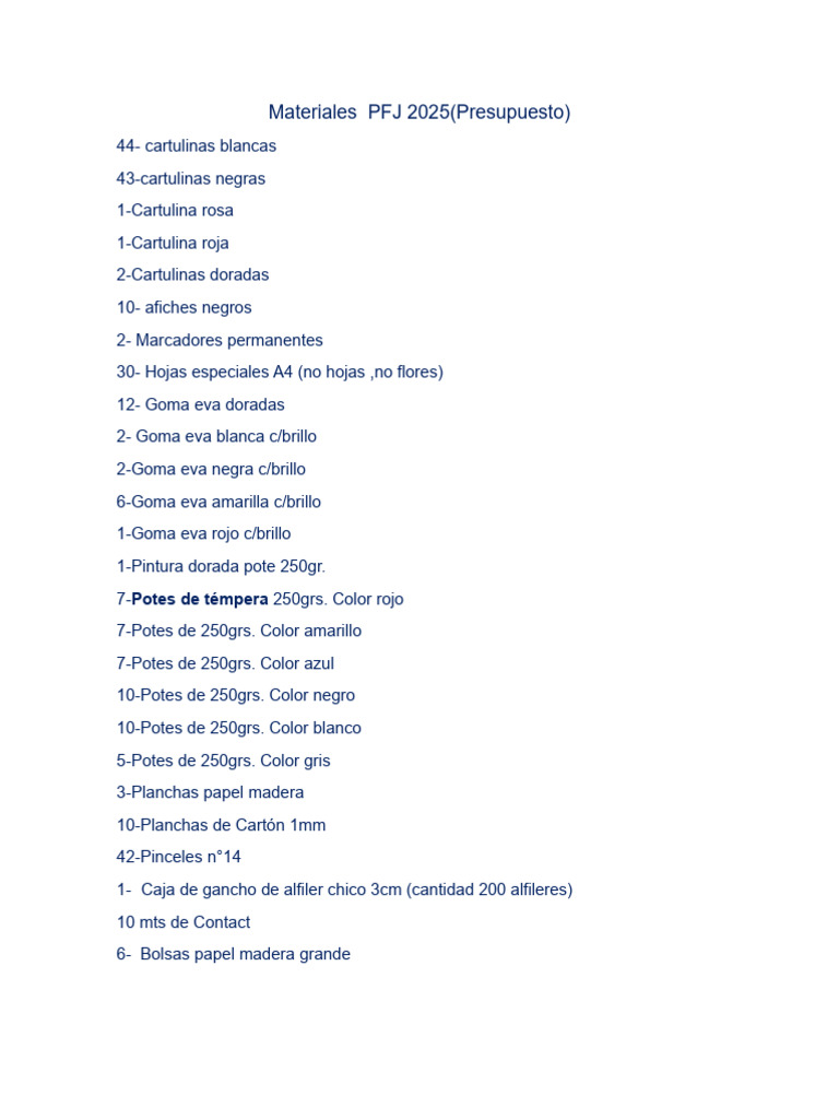 Materiales PFJ 2025 | PDF