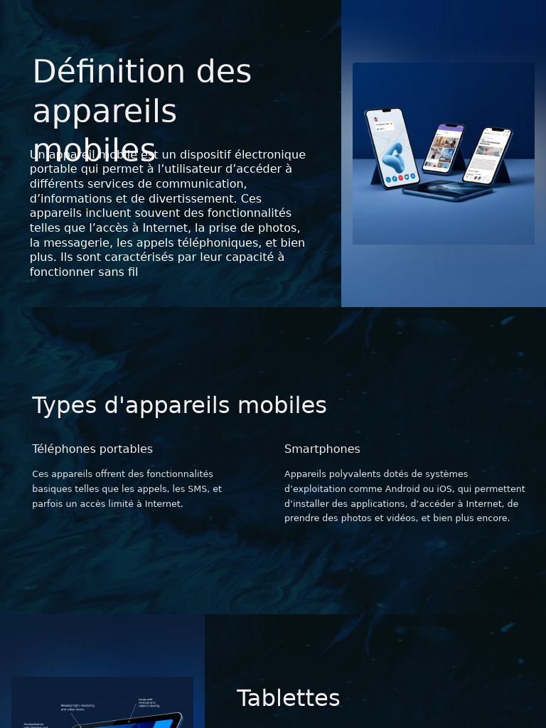 Définition des appareils mobiles | PDF