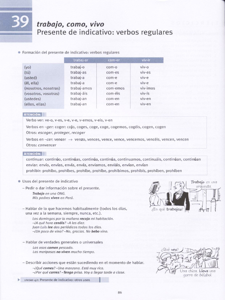 Verbos Regulares | PDF