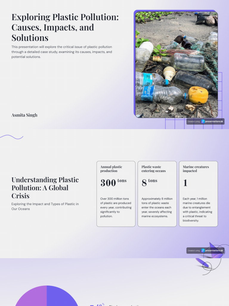 Case Study On Plastic Pollution | PDF