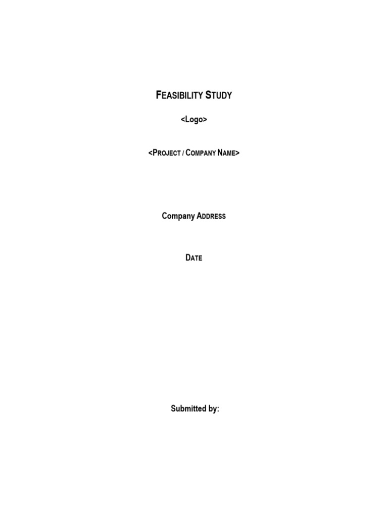 PT OM Feasibility Study Template | PDF | Risk | Feasibility Study