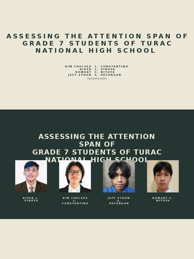 Pr2 Intro-Metho Attentionspan KC | PDF | Questionnaire | Cognition