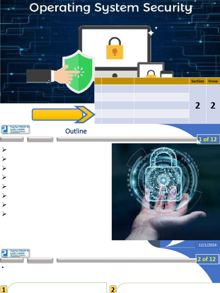 Operating System Security | PDF | Security | Computer Security