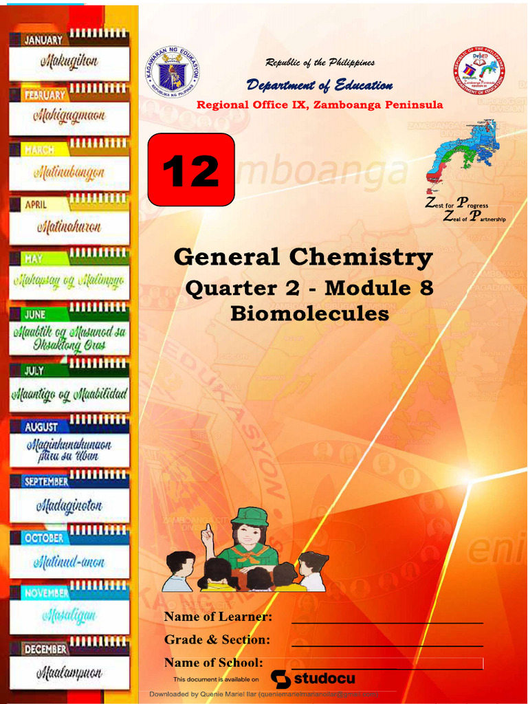 GENCHEM1 Module-9 Lesson-15 Biomolecules | PDF