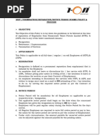 Exit Policy | PDF | Employment | Human Resource Management