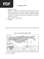 Rise and Fall of the Mali Empire | PDF