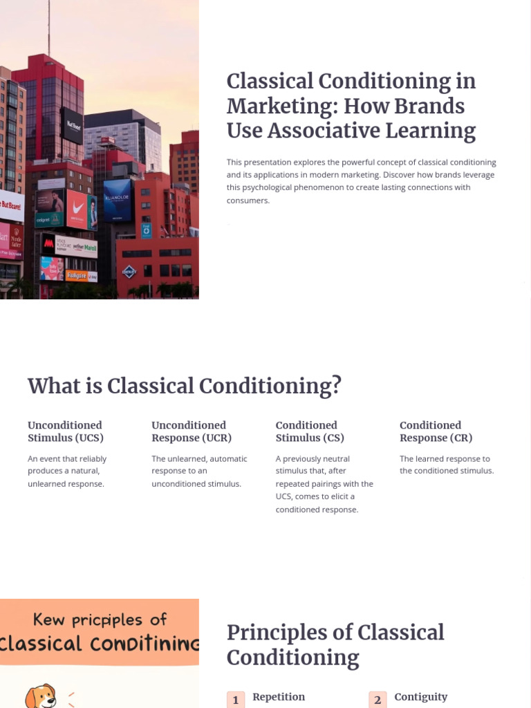 Classical Conditioning in Marketing How Brands Use Associative Learning ...