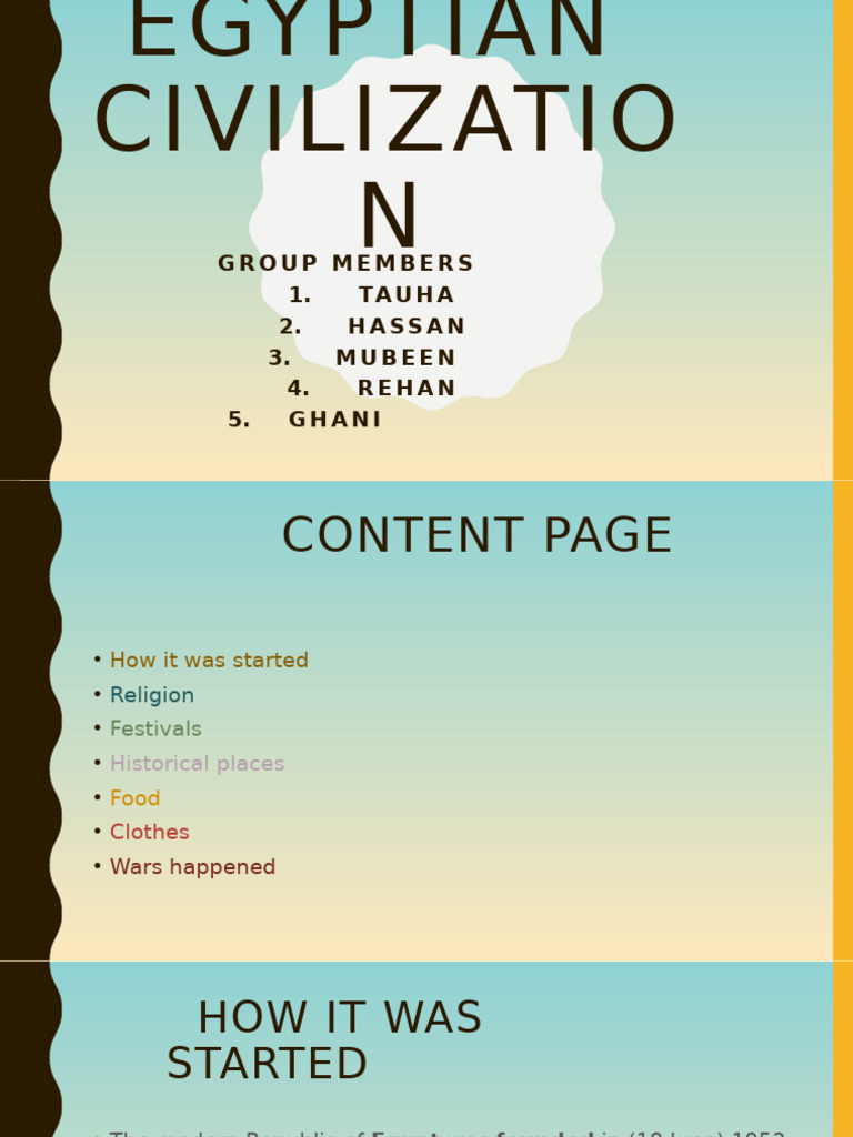 Egyptian Civilization | PDF