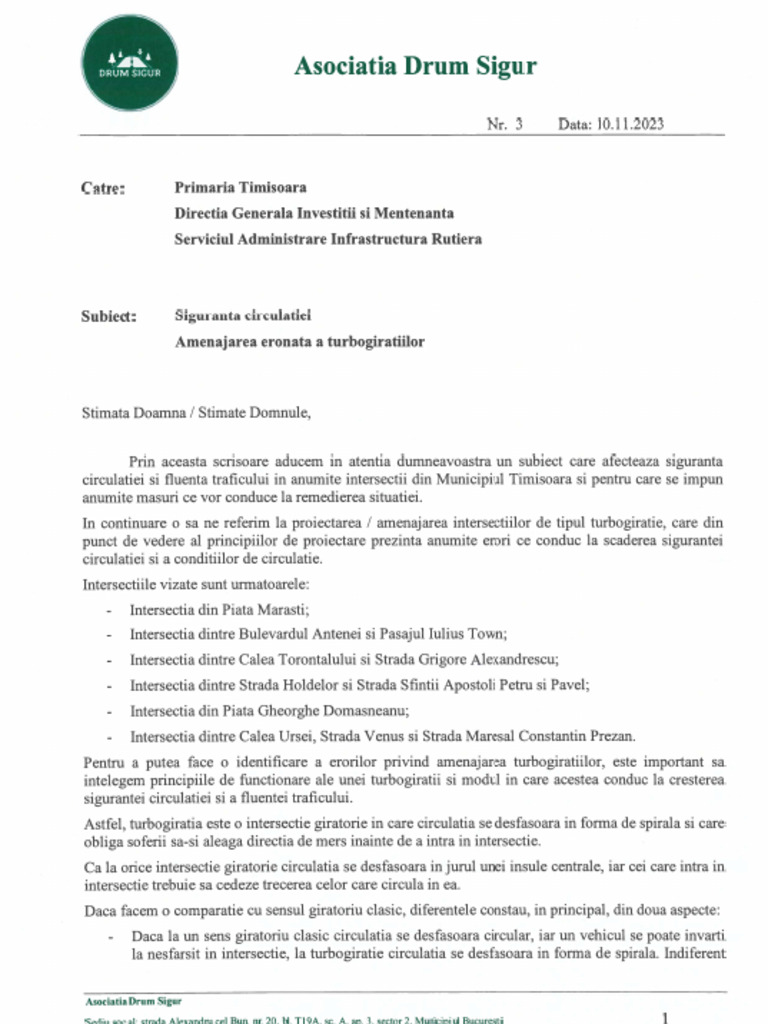 2023.11.10_3_IE_Amenajarea Eronata a Turbogiratiilor - Timisoara-2 | PDF