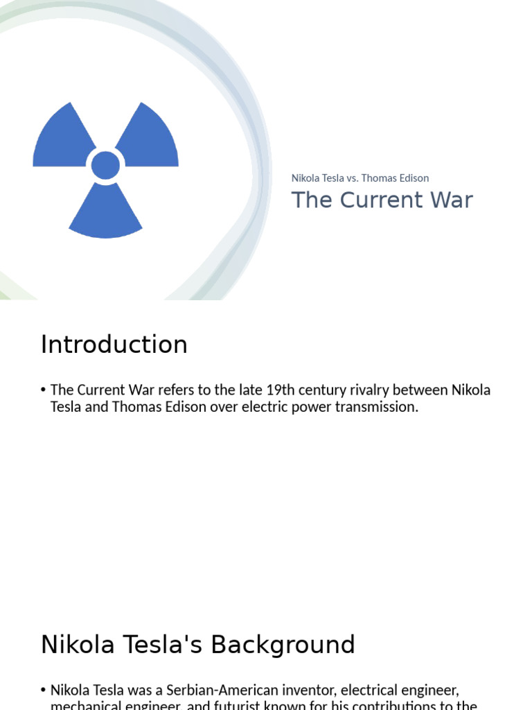 The Current War | PDF | Alternating Current | Nikola Tesla
