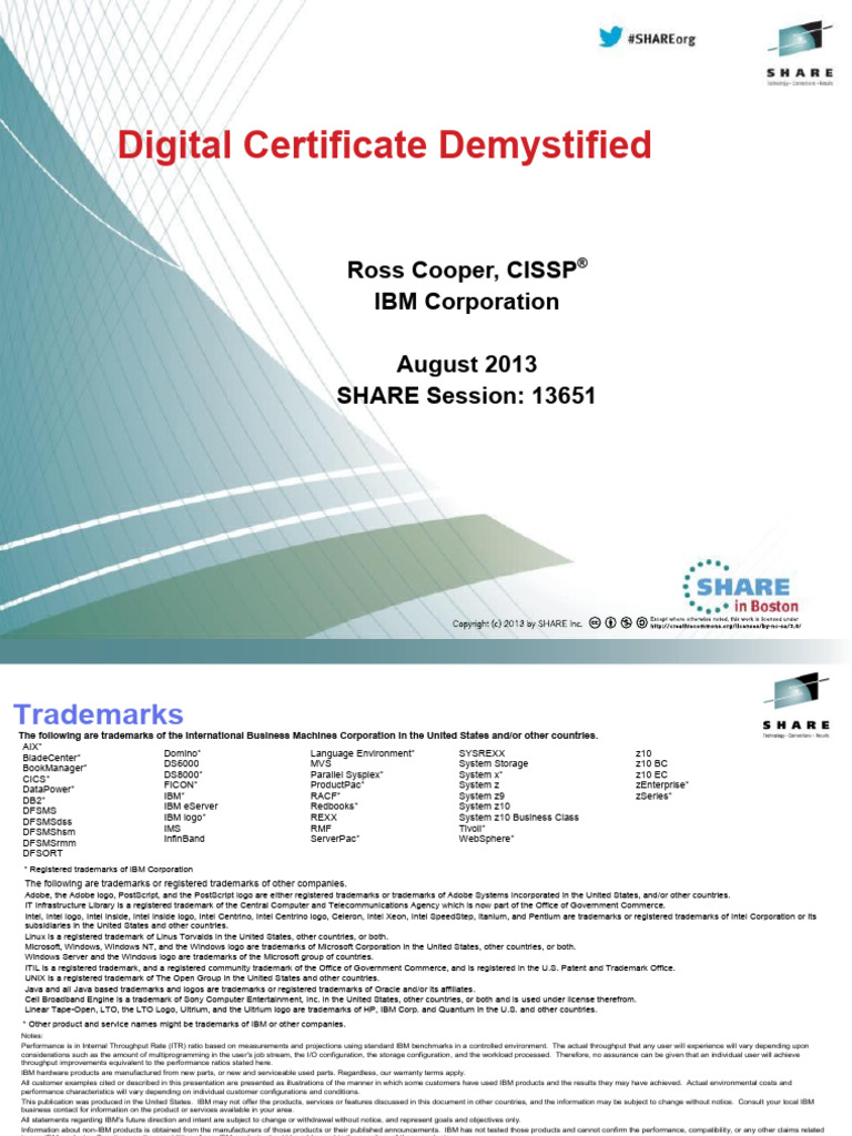 Handouts | PDF | Public Key Certificate | Public Key Cryptography