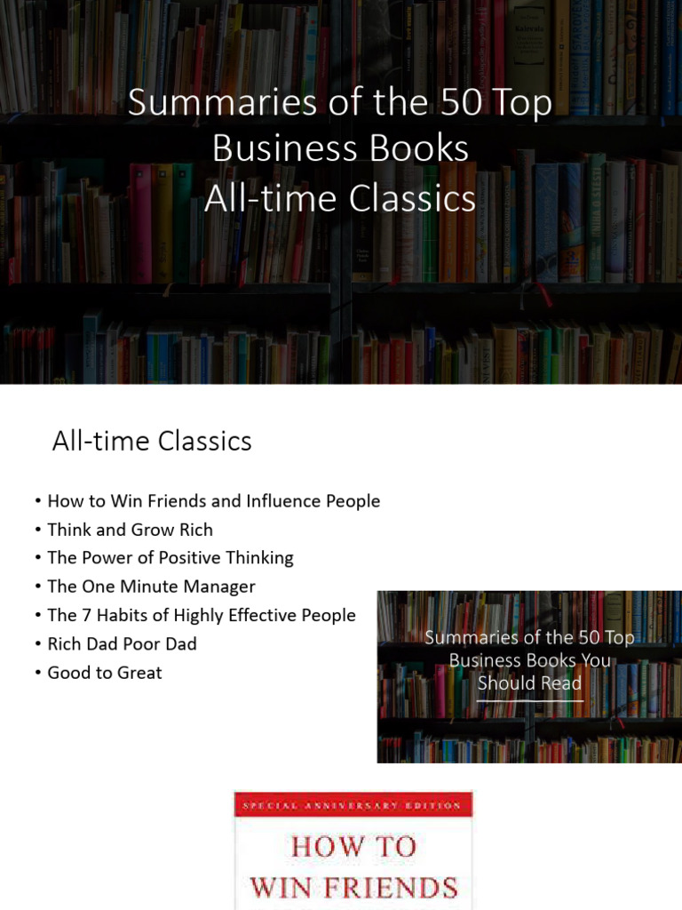 Top 50 Business Book Summaries | PDF