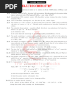 Electrochemistry Formulas Class12 | PDF