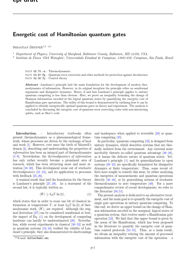 2102.05118v3 | PDF | Quantum Computing | Applied Mathematics