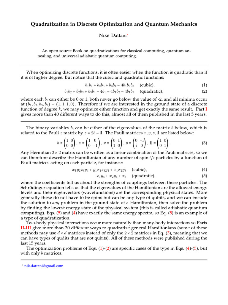 1901.04405v2 | PDF | Hamiltonian (Quantum Mechanics) | Matrix (Mathematics)