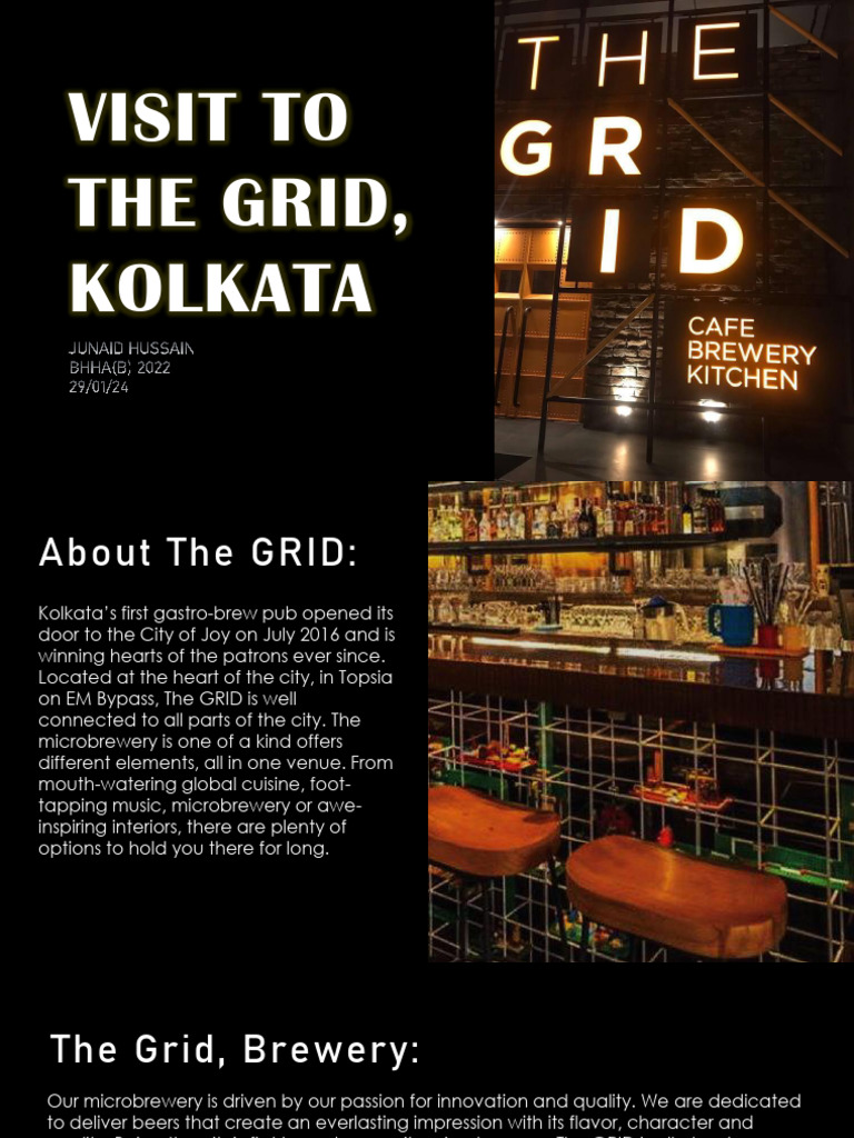 The Grid Visit | PDF | Brewing | Beer