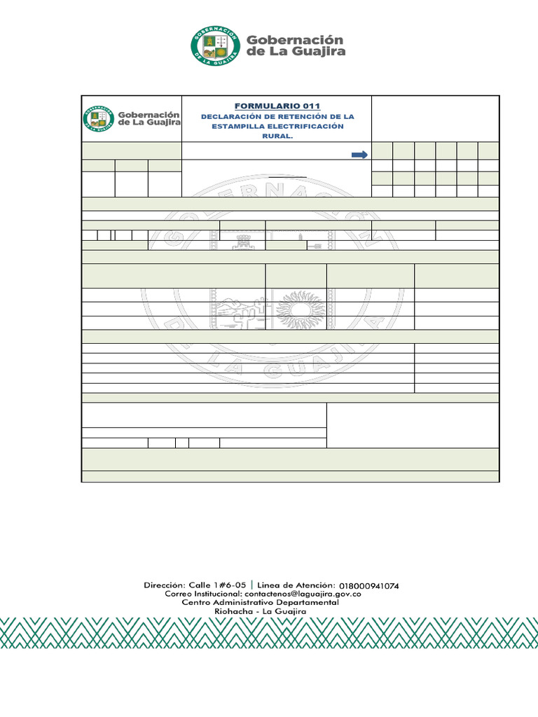 Declaración Estampilla Rural | PDF