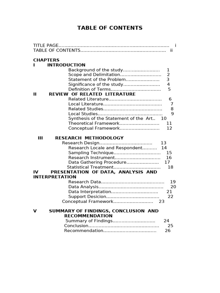 Table of Contents | PDF