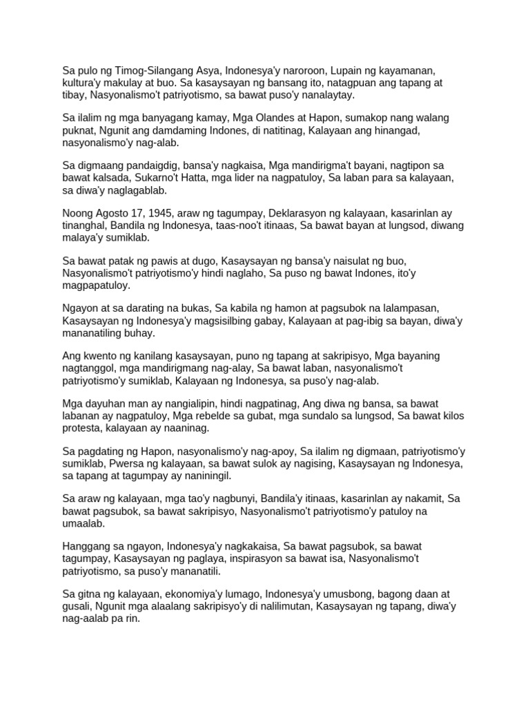 Sa pulo ng Timog | PDF