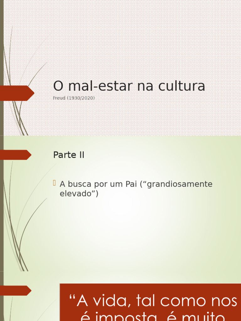 Mal-estar na Cultura: Freud e a Felicidade | PDF | Felicidade | Sigmund ...
