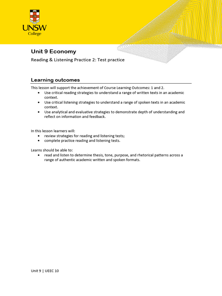 U10 U9 RLP2 Lesson RB | PDF