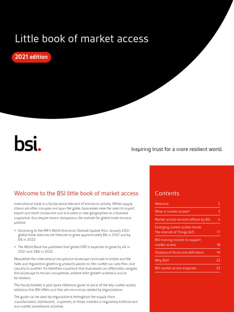 BSI Market Access Guide 2021 | PDF