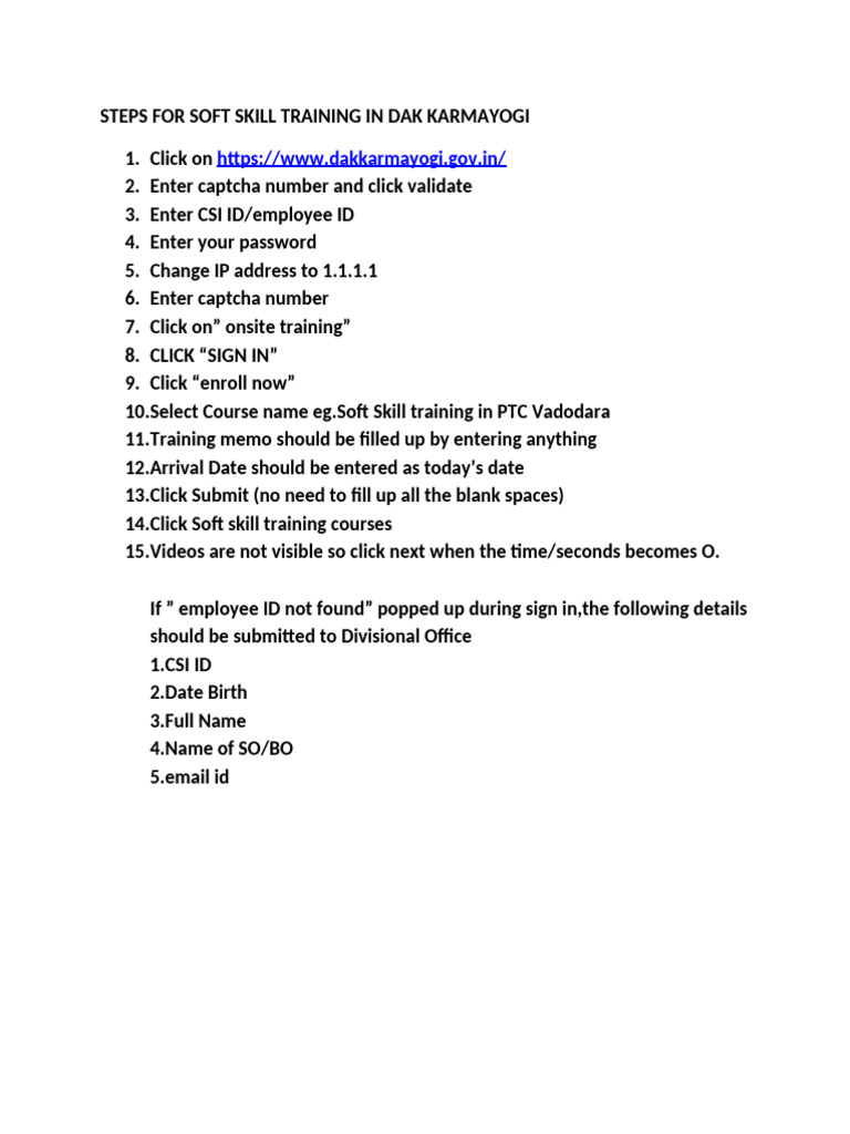 Steps For Soft Skill Training | PDF
