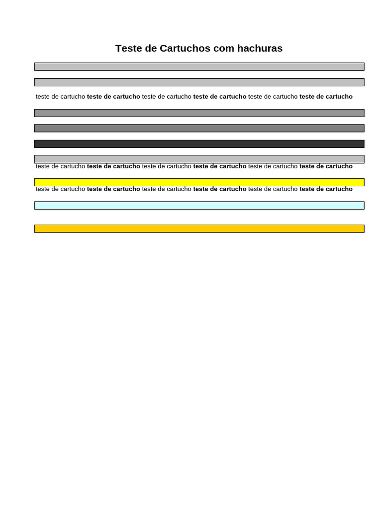 Teste de Hachuras | PDF