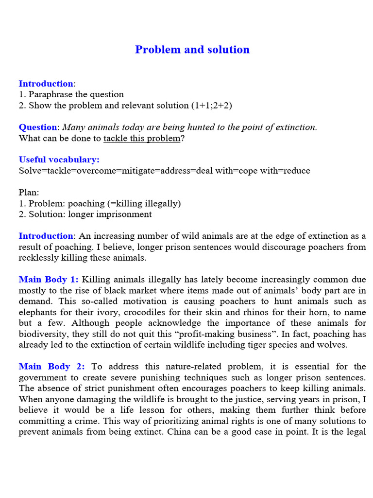 Combatting Poaching: Solutions and Strategies | PDF | Poaching | Crime ...