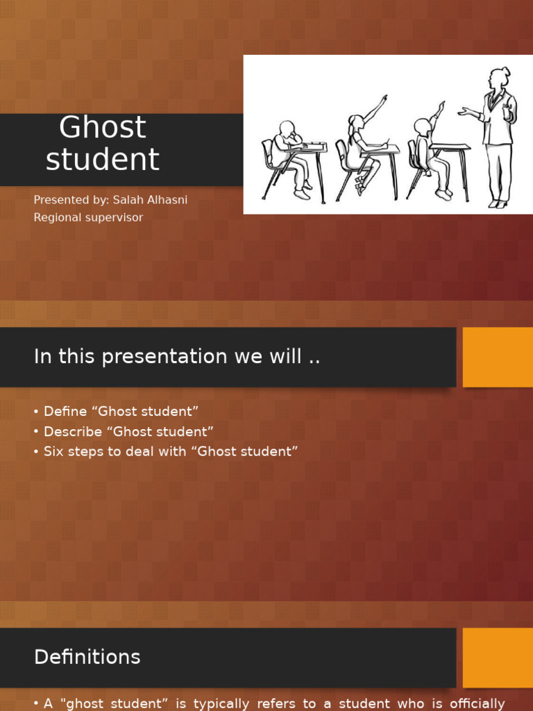 ghost student | PDF | Teachers | Learning