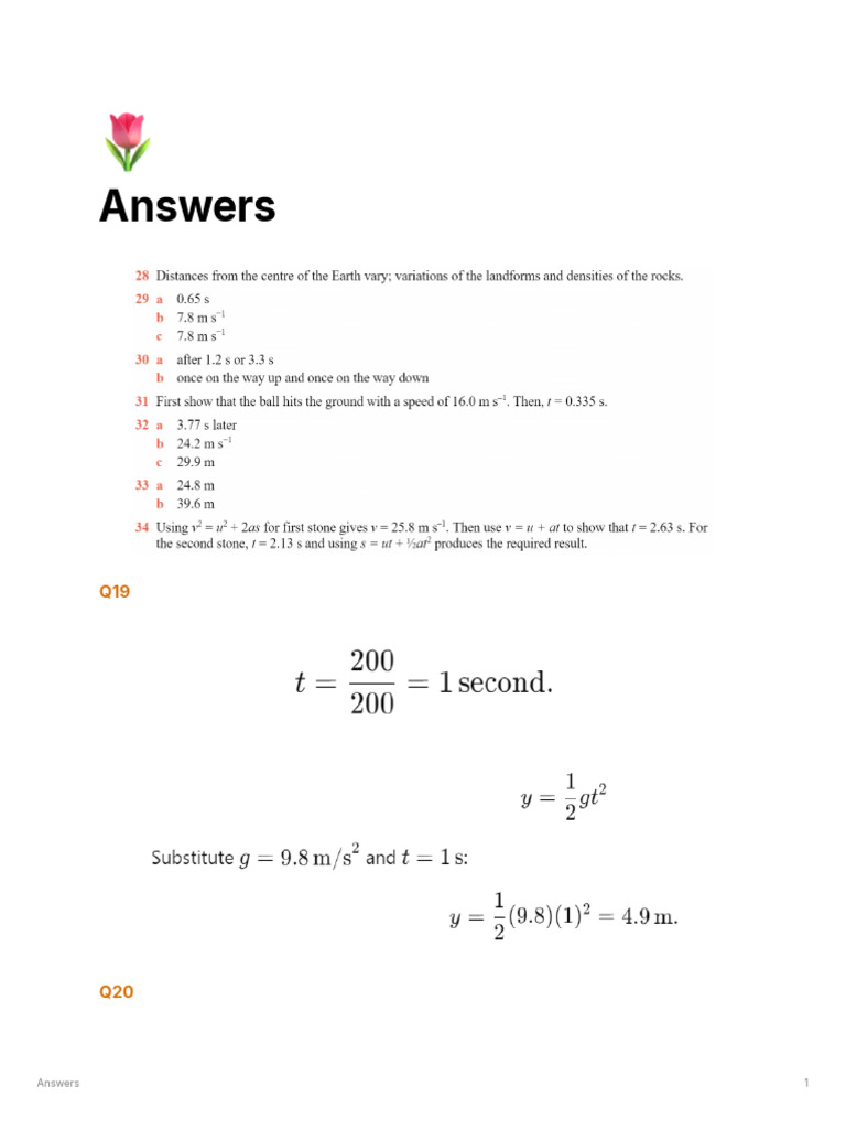 Revision_Answers | PDF