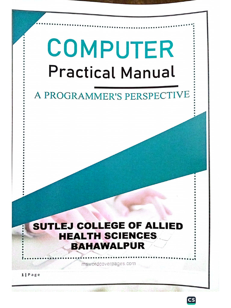 Computer 2nd year solved practical note book for pharmacy technicians | PDF Computer 2nd year solved practical note book for pharmacy technicians | PDF