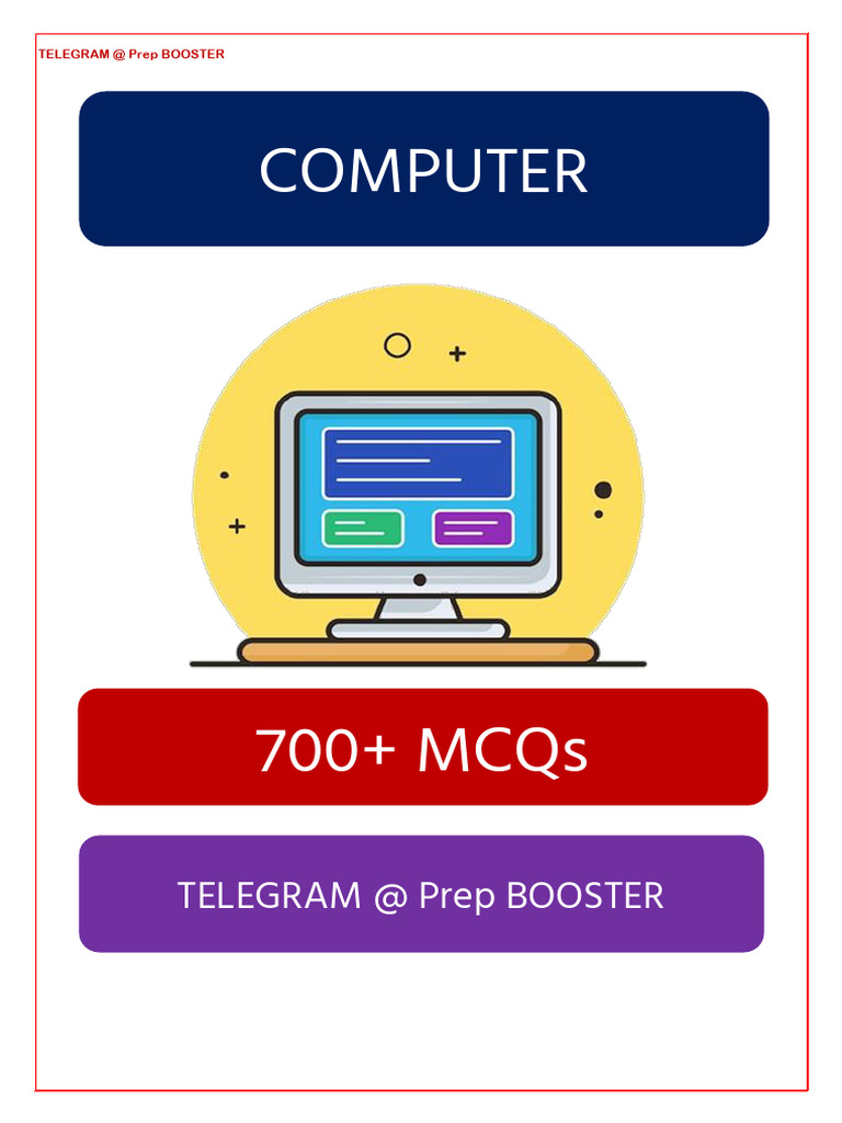 MCQ Computer | PDF | Computer Data Storage | World Wide Web