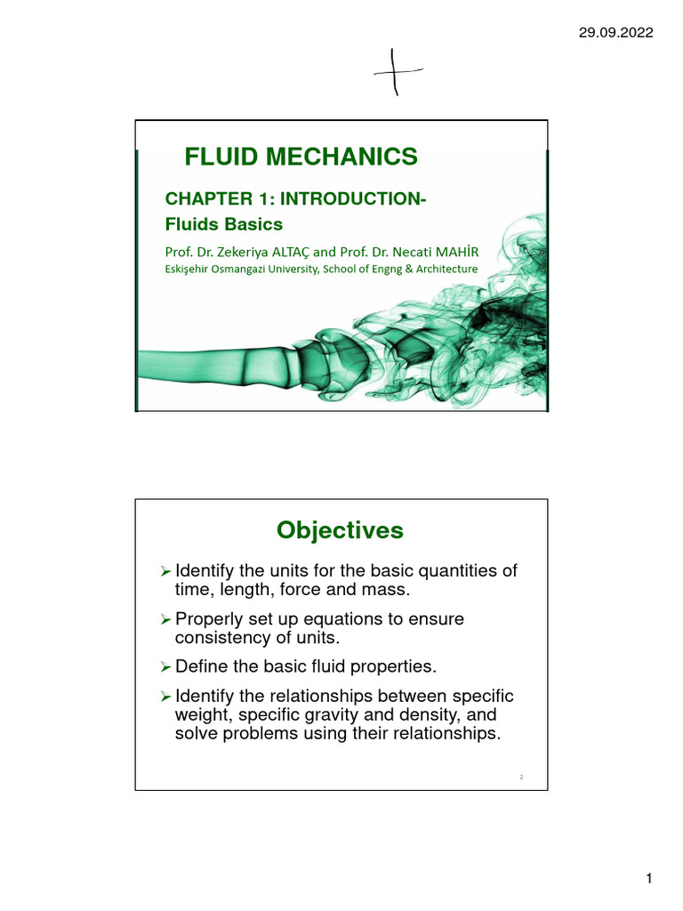 2)basics 1 | PDF | Viscosity | Fluid Dynamics