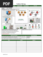 Toolbox Talk Form | PDF