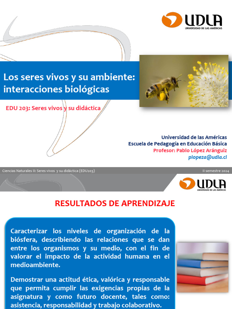 12 - Los seres vivos y su ambiente - interacciones biológicas 2024 ...