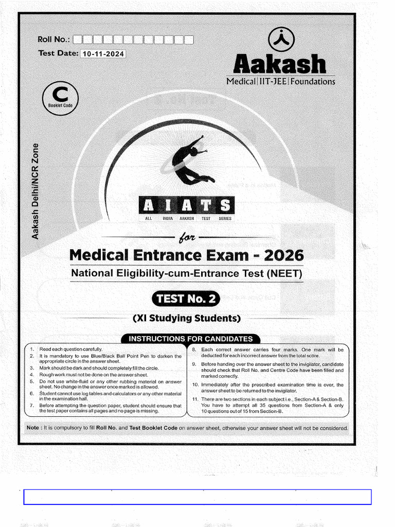 Aiats-02 (C) Tym QP | PDF