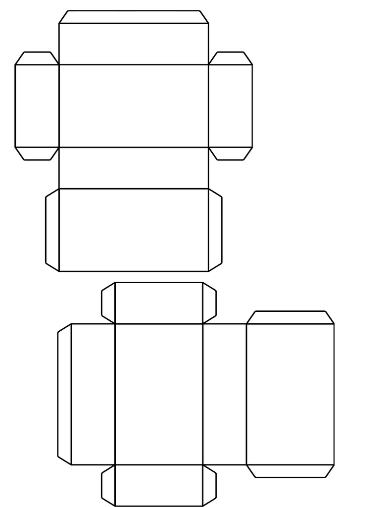 Geometry Cuboid Net Template | PDF