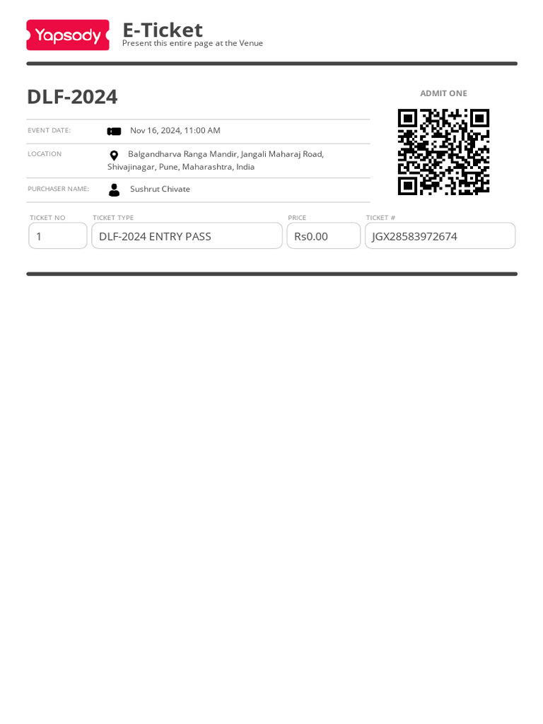 Transaction FT1731692244452891 Tickets | PDF