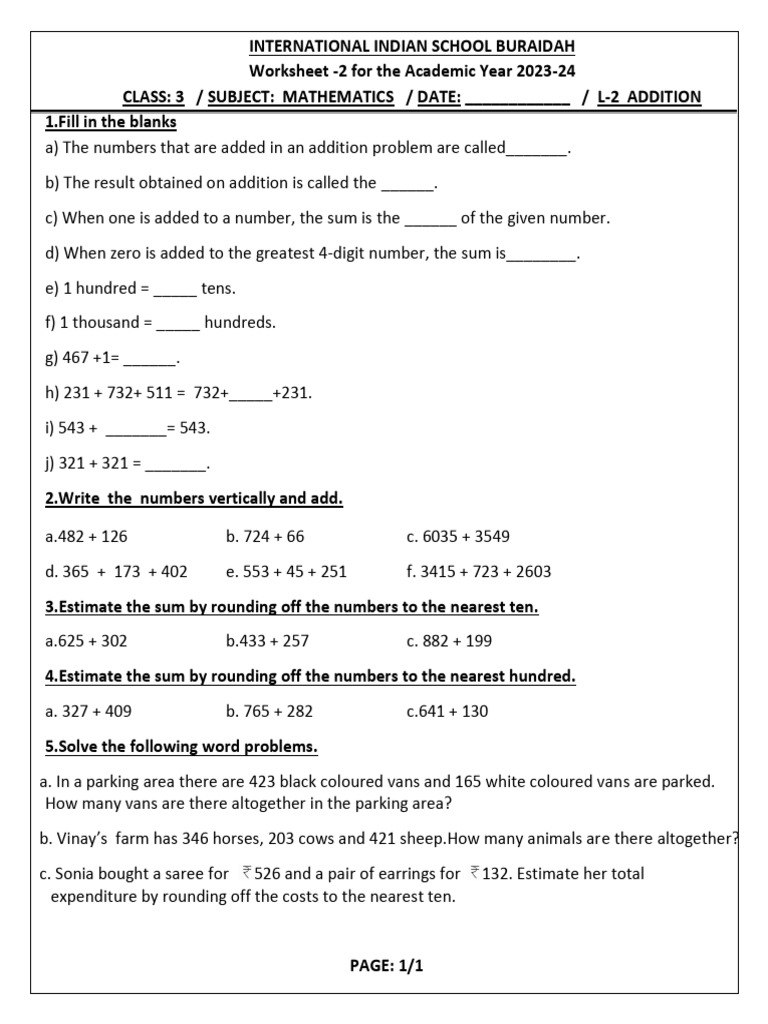 3 Maths 2 | PDF