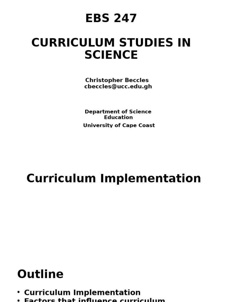 Curriculum Implementation | PDF | Curriculum | Teachers