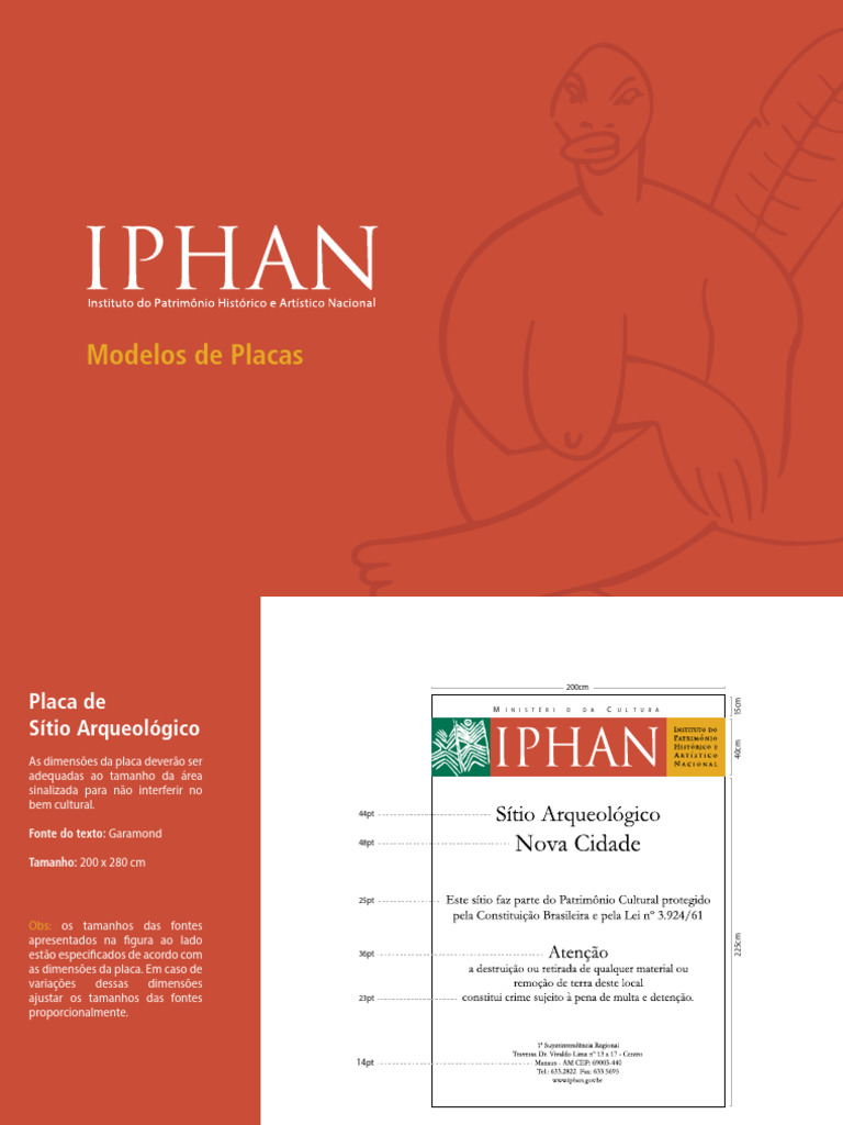 IPHAN - Modelos - de - Placas | PDF