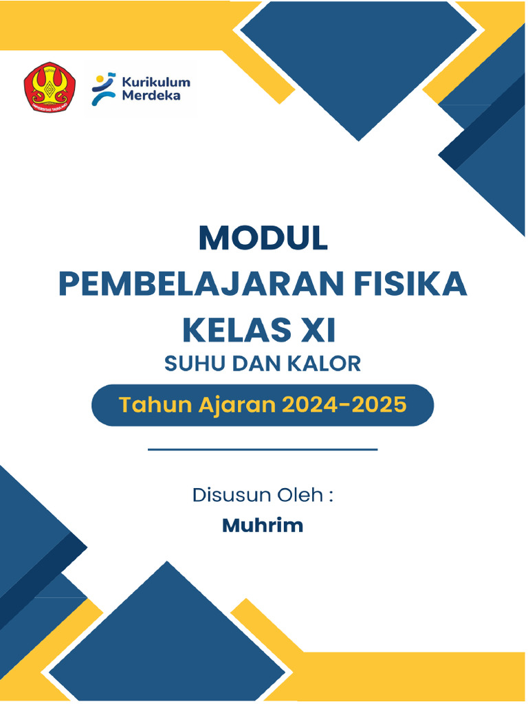 Modul Ajar Kurikulum Merdeka - Materi Suhu Dan Kalor-032 | PDF