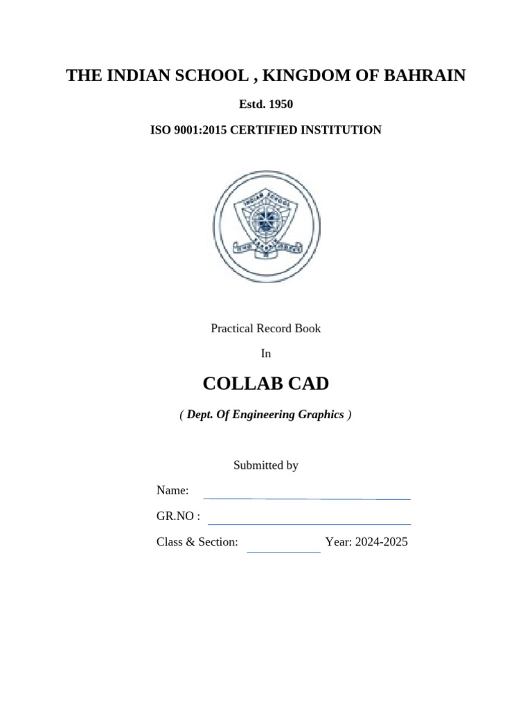 CAD cover,certificate and index pages (2) | PDF