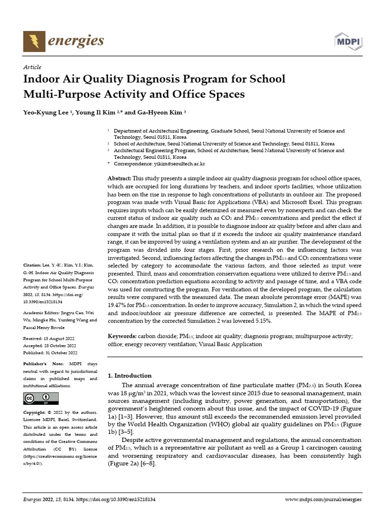Indoor_Air_Quality_Diagnosis_Program_for_School_Mu | PDF | Particulates ...