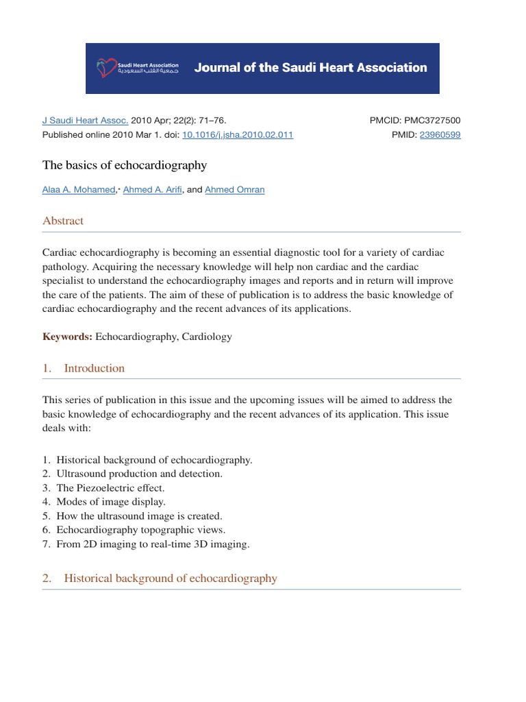 Basics of Cardiac Echocardiography | PDF | Heart Valve | Ventricle (Heart)