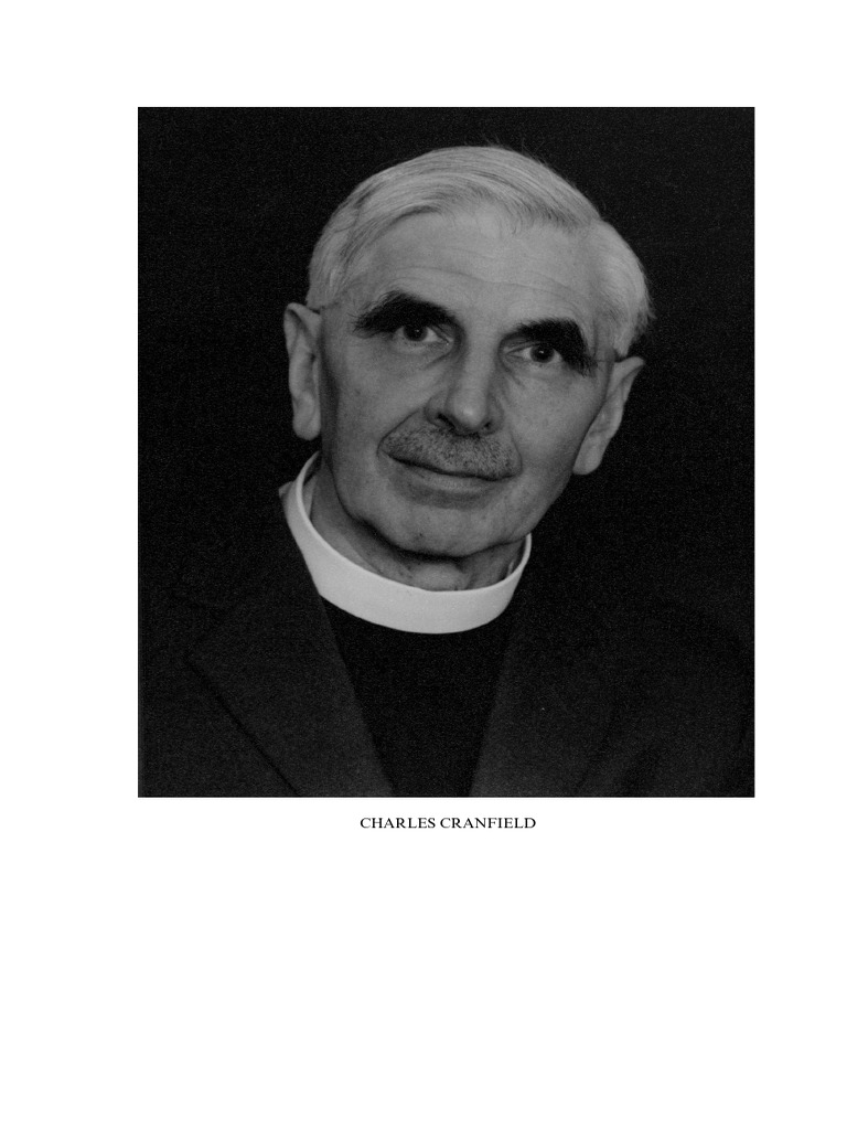 Charles Ernest Burland Cranfield | PDF | Epistle To The Romans | Calvinism