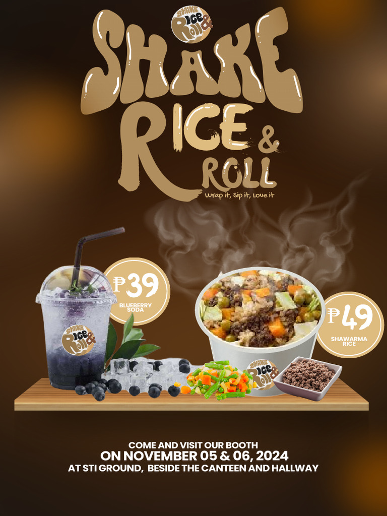 fliers shake rice and roll | PDF