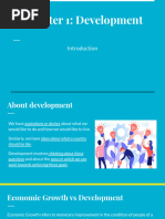 Class 10 Economics Chapter - Development | PDF
